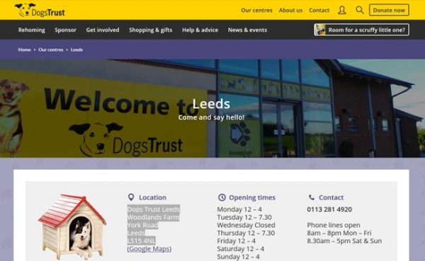 Dogs Trust Rehoming Centre in Dogs Trust Rehoming Centre - British ...