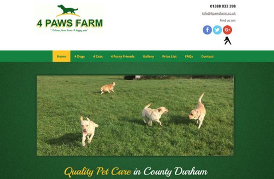 4 Paws Farm Kennels in Bishop Auckland - British Kennels Directory