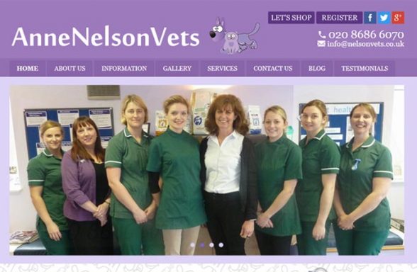 Anne Nelson Vets in Anne Nelson Vets - British Kennels Directory